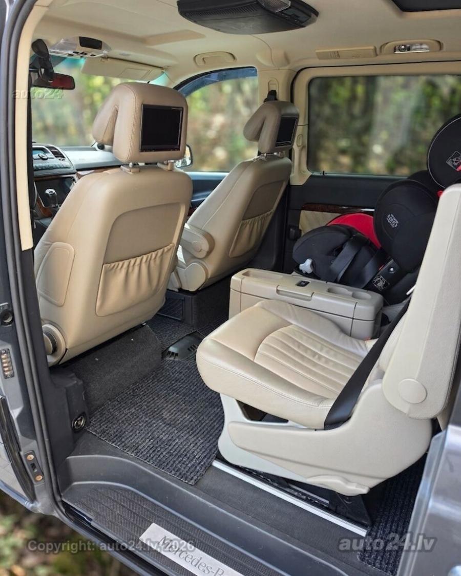 Grey Mercedes-Benz Viano 2011 in Tallinn, with an engine capacity of 2.10 L and mileage of 210 thousand km for 29000 €, photo 10 on AUTOMOTO.COM.LV