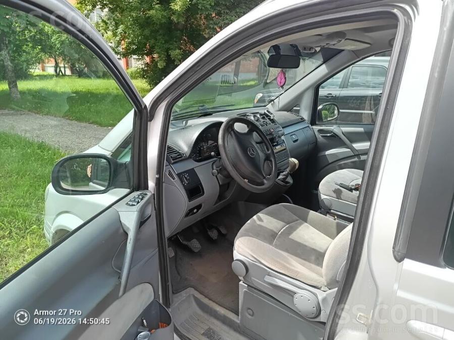 Mercedes-Benz Viano 2006 Daugavpils, ar dzinēja tilpumu 2.20 L un nobraukumu 234 tūkst. km par 4500 €, foto 3 vietnē AUTOMOTO.COM.LV