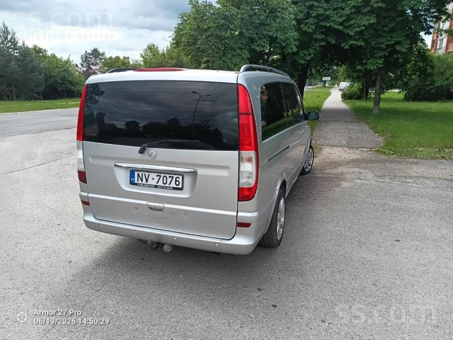 Mercedes-Benz Viano 2006 Daugavpils, ar dzinēja tilpumu 2.20 L un nobraukumu 234 tūkst. km par 4500 €, foto 5 vietnē AUTOMOTO.COM.LV