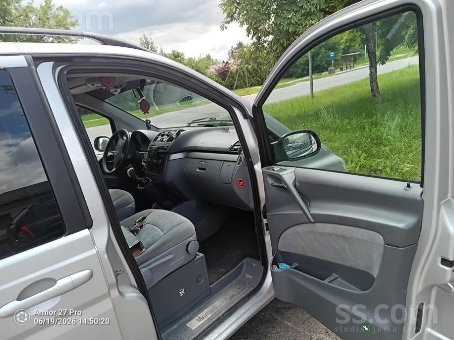 Mercedes-Benz Viano 2006 Daugavpils, ar dzinēja tilpumu 2.20 L un nobraukumu 234 tūkst. km par 4500 €, foto 6 vietnē AUTOMOTO.COM.LV