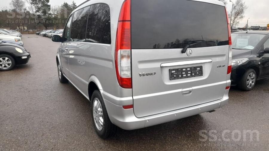 Mercedes-Benz Viano 2007 in Riga, with an engine capacity of 2.20 L and mileage of 139 thousand km for 9400 €, photo 9 on AUTOMOTO.COM.LV
