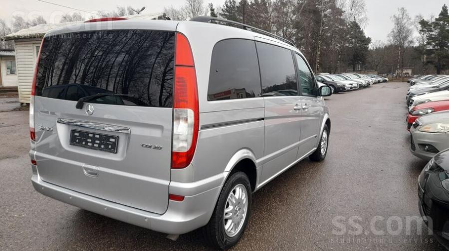 Mercedes-Benz Viano 2007 in Riga, with an engine capacity of 2.20 L and mileage of 139 thousand km for 9400 €, photo 11 on AUTOMOTO.COM.LV