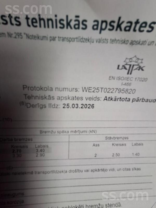 Мерседес Виано 2006 в Рига, объемом двигателя 2.20 л и пробегом 550 тыс. км за 4900 €, фото 3 на AUTOMOTO.COM.LV
