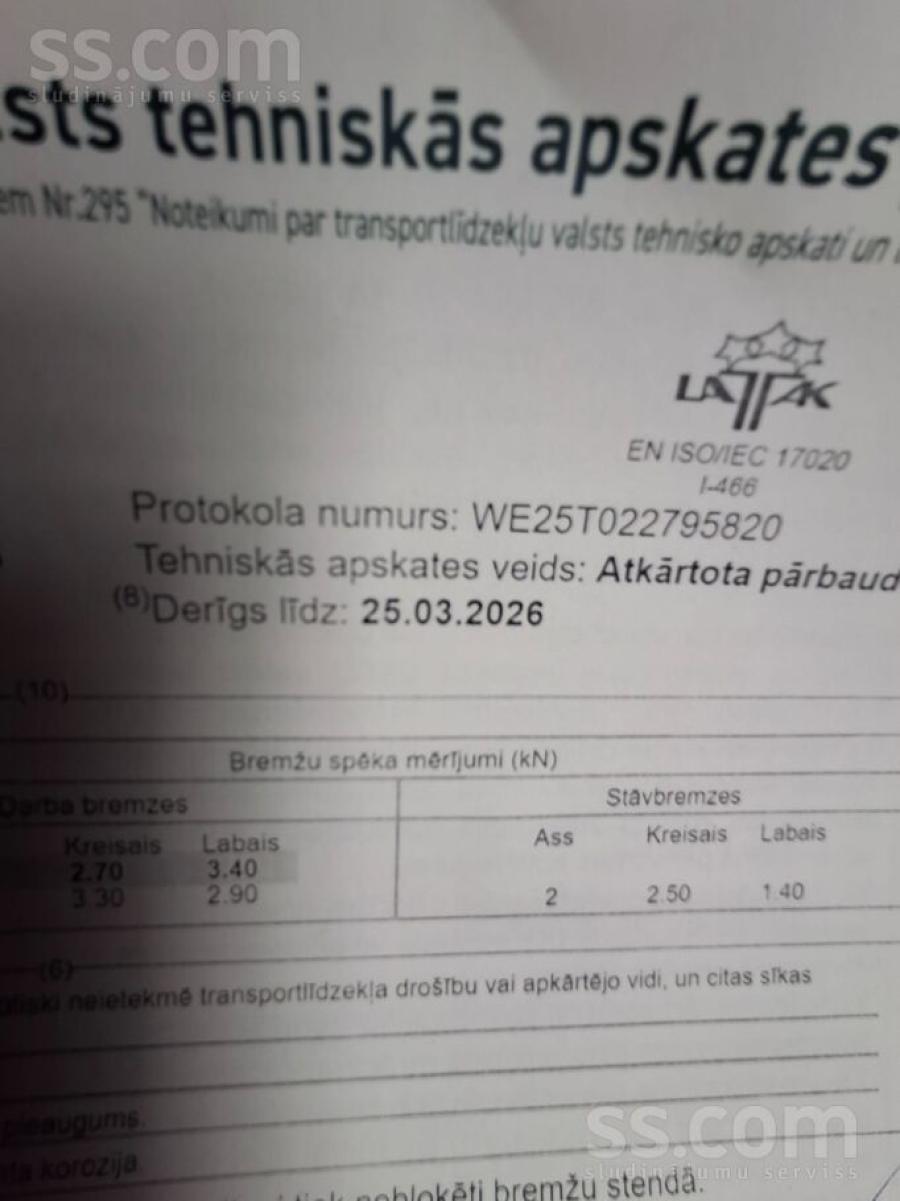 Мерседес Виано 2006 в Рига, объемом двигателя 2.20 л и пробегом 550 тыс. км за 4900 €, фото 3 на AUTOMOTO.COM.LV