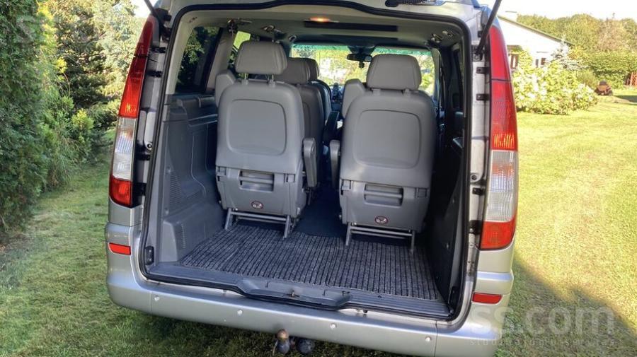 Mercedes-Benz Viano 2007 in Daugavpils, with an engine capacity of 2.20 L and mileage of 247 thousand km for 4800 €, photo 10 on AUTOMOTO.COM.LV