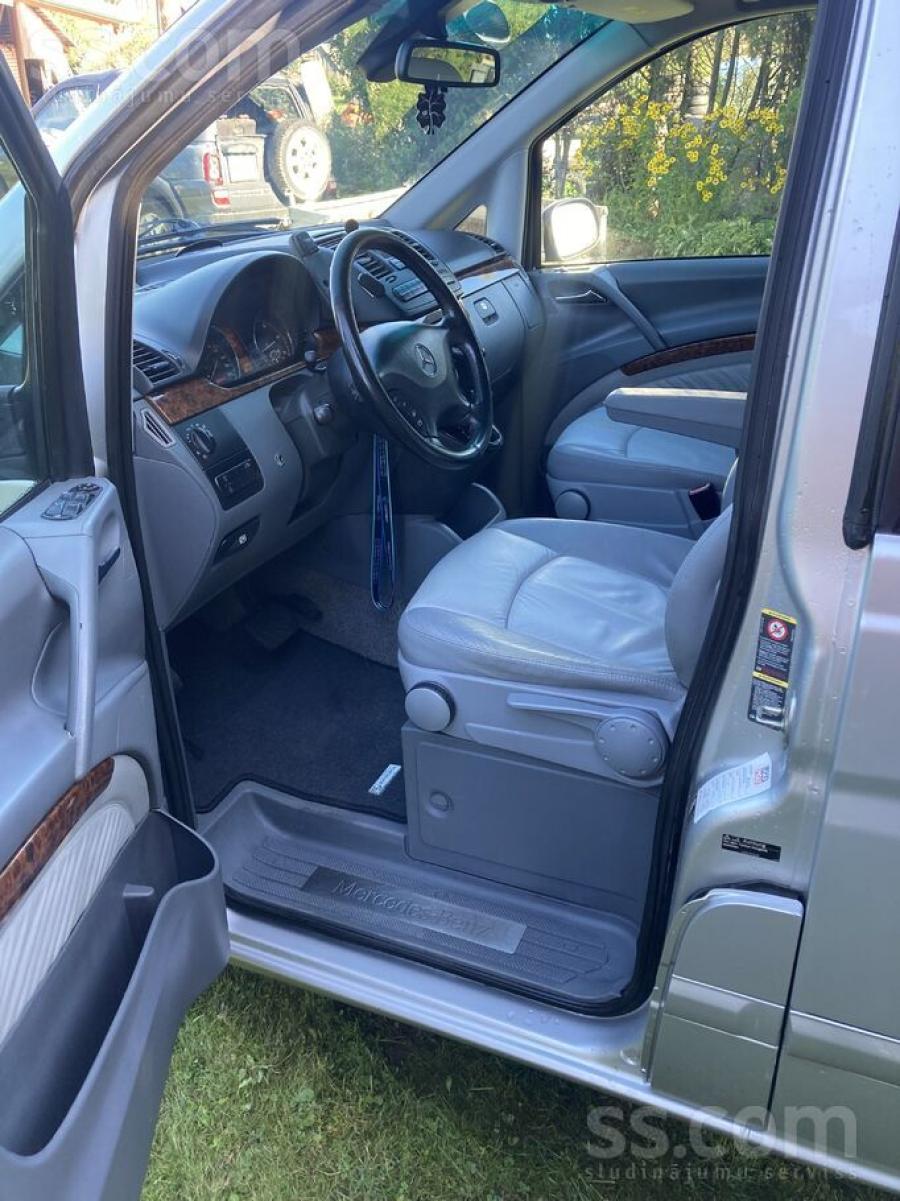 Mercedes-Benz Viano 2007 in Daugavpils, with an engine capacity of 2.20 L and mileage of 247 thousand km for 4800 €, photo 12 on AUTOMOTO.COM.LV