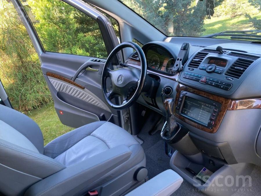 Mercedes-Benz Viano 2007 in Daugavpils, with an engine capacity of 2.20 L and mileage of 247 thousand km for 4800 €, photo 13 on AUTOMOTO.COM.LV