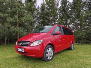 Red Mercedes-Benz Viano 2005 in Marijampole, with an engine capacity of 2.00 L and mileage of 306 thousand km for 5900 €, photo  on AUTOMOTO.COM.LV