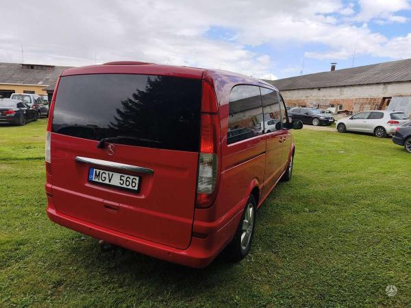 Red Mercedes-Benz Viano 2005 in Marijampole, with an engine capacity of 2.00 L and mileage of 306 thousand km for 5900 €, photo 2 on AUTOMOTO.COM.LV
