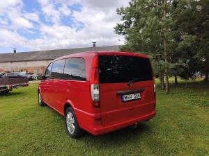 Red Mercedes-Benz Viano 2005 in Marijampole, with an engine capacity of 2.00 L and mileage of 306 thousand km for 5900 €, photo 9 on AUTOMOTO.COM.LV