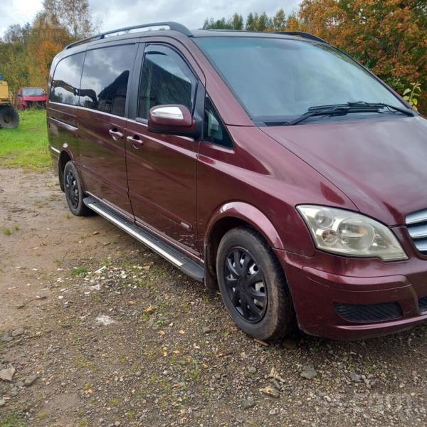 Sarkans Mercedes-Benz Viano 2007 Ludza, ar dzinēja tilpumu 2.10 L un nobraukumu 346 tūkst. km par 5300 €, foto 3 vietnē AUTOMOTO.COM.LV