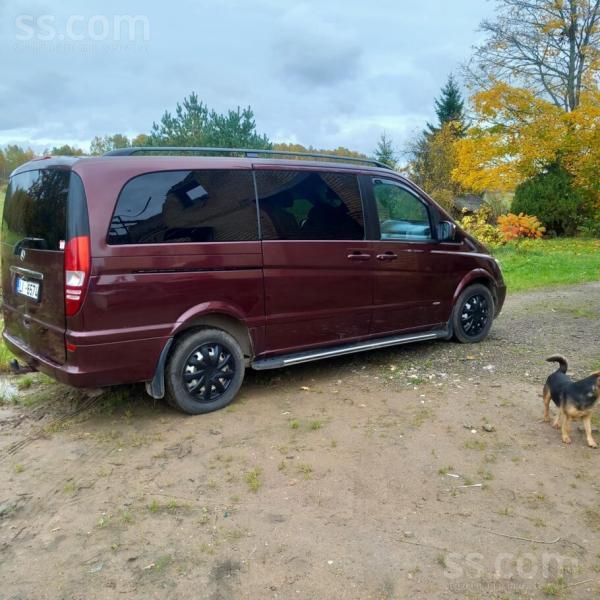 Sarkans Mercedes-Benz Viano 2007 Ludza, ar dzinēja tilpumu 2.10 L un nobraukumu 346 tūkst. km par 5300 €, foto 4 vietnē AUTOMOTO.COM.LV