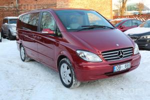 Red Mercedes-Benz Viano 2008 in Liepaja, with an engine capacity of 2.20 L and mileage of 256 thousand km for 11800 €, photo  on AUTOMOTO.COM.LV