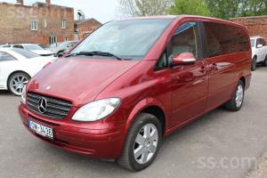 Red Mercedes-Benz Viano 2008 in Liepaja, with an engine capacity of 2.20 L and mileage of 256 thousand km for 11800 €, photo 3 on AUTOMOTO.COM.LV