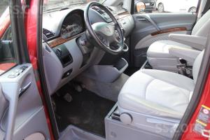 Red Mercedes-Benz Viano 2008 in Liepaja, with an engine capacity of 2.20 L and mileage of 256 thousand km for 11800 €, photo 7 on AUTOMOTO.COM.LV
