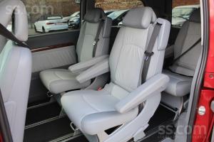Red Mercedes-Benz Viano 2008 in Liepaja, with an engine capacity of 2.20 L and mileage of 256 thousand km for 11800 €, photo 8 on AUTOMOTO.COM.LV