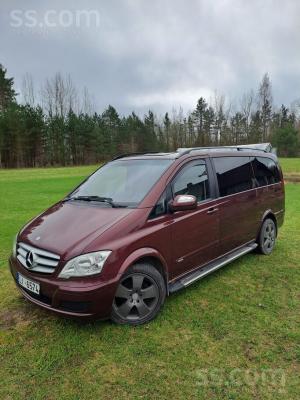 Sarkans Mercedes-Benz Viano 2007 Ogre, ar dzinēja tilpumu 2.20 L un nobraukumu 334 tūkst. km par 6000 €, foto 3 vietnē AUTOMOTO.COM.LV