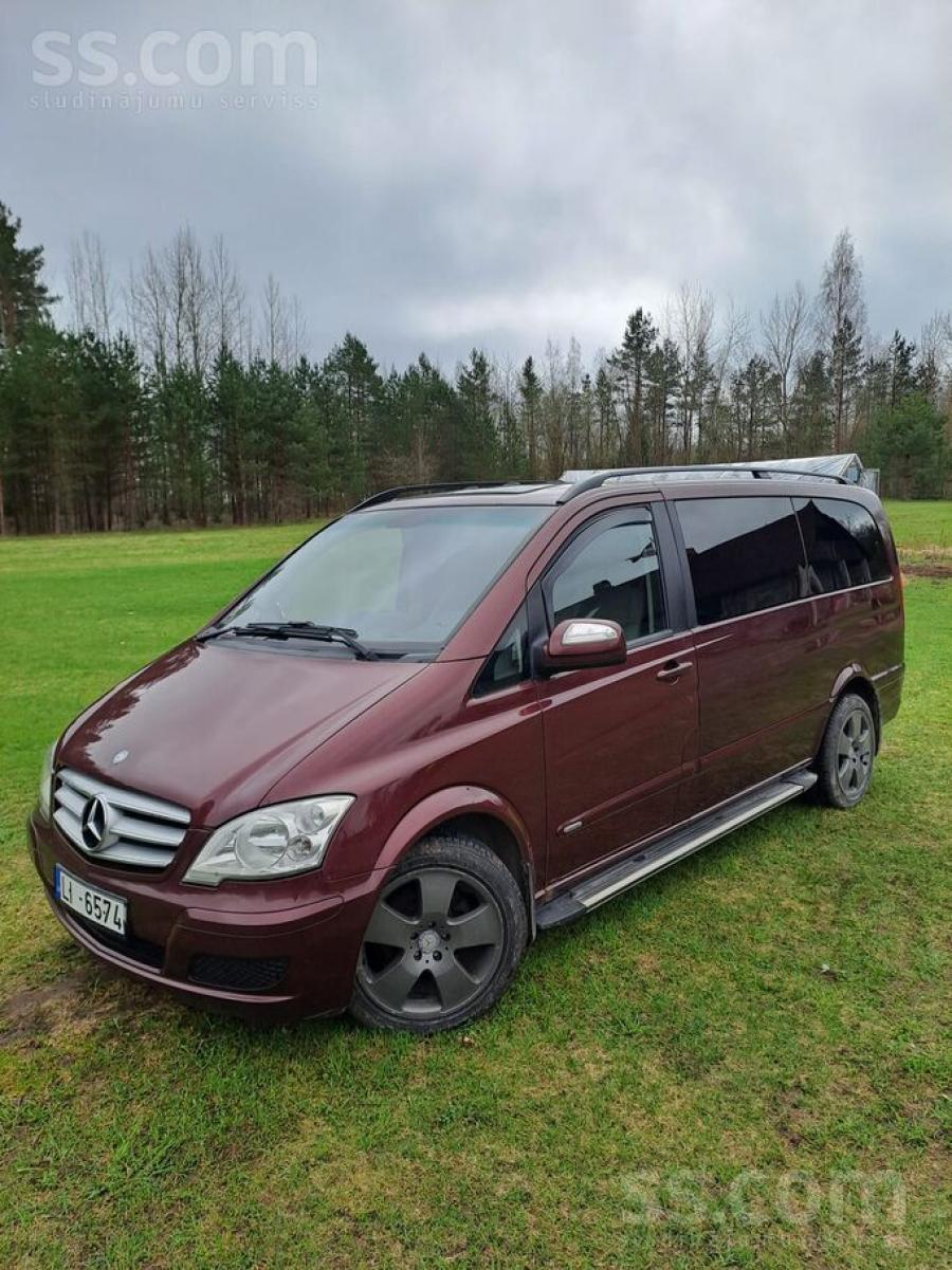 Sarkans Mercedes-Benz Viano 2007 Ogre, ar dzinēja tilpumu 2.20 L un nobraukumu 334 tūkst. km par 6000 €, foto 3 vietnē AUTOMOTO.COM.LV