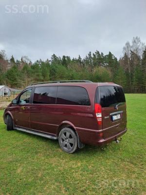 Sarkans Mercedes-Benz Viano 2007 Ogre, ar dzinēja tilpumu 2.20 L un nobraukumu 334 tūkst. km par 6000 €, foto 5 vietnē AUTOMOTO.COM.LV