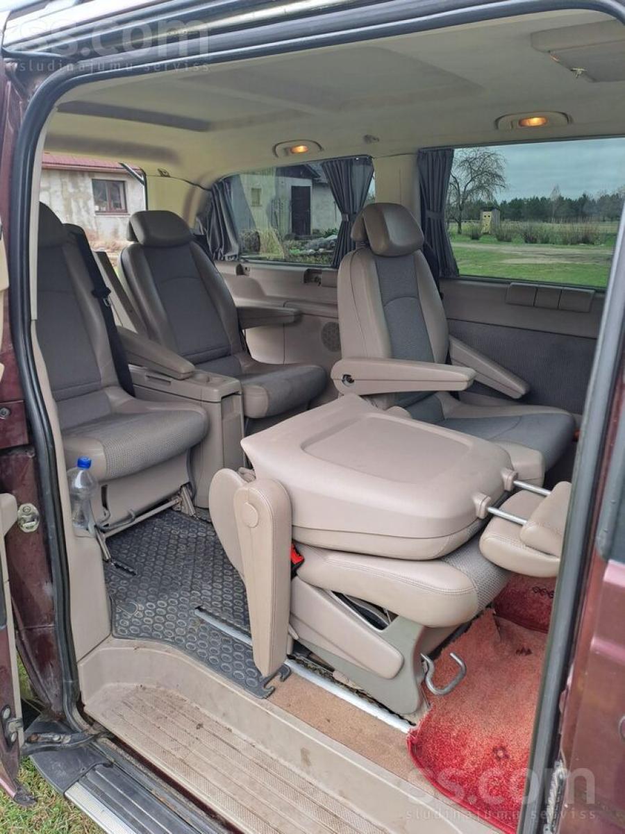 Sarkans Mercedes-Benz Viano 2007 Ogre, ar dzinēja tilpumu 2.20 L un nobraukumu 334 tūkst. km par 6000 €, foto 12 vietnē AUTOMOTO.COM.LV