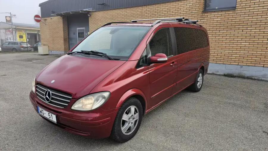 Sarkans Mercedes-Benz Viano 2008 Rīga, ar dzinēja tilpumu 2.20 L un nobraukumu 408 tūkst. km par 5550 €, foto 1 vietnē AUTOMOTO.COM.LV
