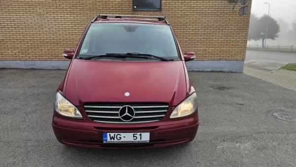 Sarkans Mercedes-Benz Viano 2008 Rīga, ar dzinēja tilpumu 2.20 L un nobraukumu 408 tūkst. km par 5550 €, foto 2 vietnē AUTOMOTO.COM.LV