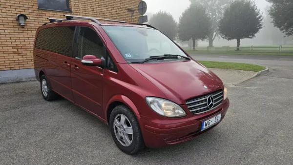 Sarkans Mercedes-Benz Viano 2008 Rīga, ar dzinēja tilpumu 2.20 L un nobraukumu 408 tūkst. km par 5550 €, foto 3 vietnē AUTOMOTO.COM.LV