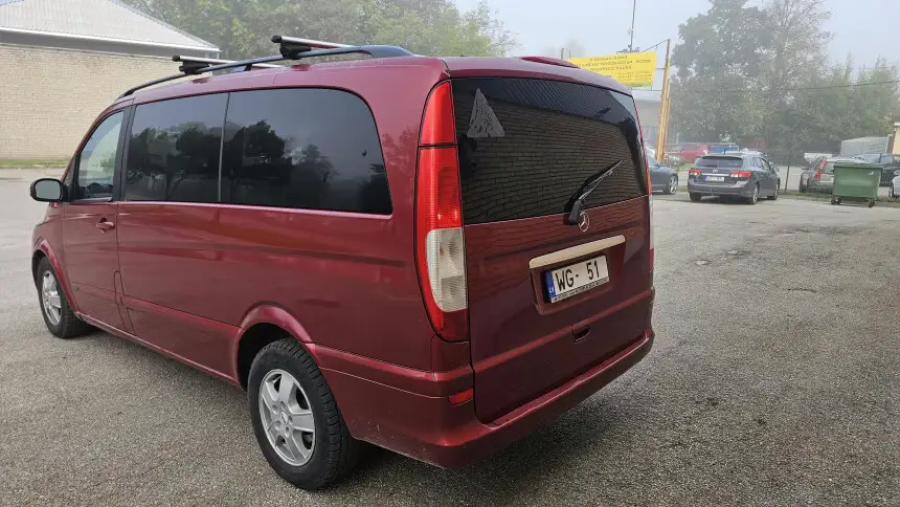 Sarkans Mercedes-Benz Viano 2008 Rīga, ar dzinēja tilpumu 2.20 L un nobraukumu 408 tūkst. km par 5550 €, foto 7 vietnē AUTOMOTO.COM.LV