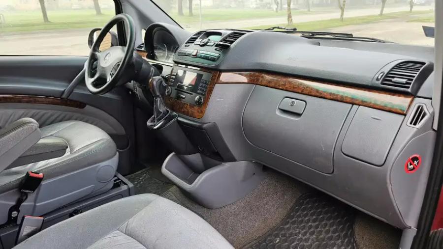Sarkans Mercedes-Benz Viano 2008 Rīga, ar dzinēja tilpumu 2.20 L un nobraukumu 408 tūkst. km par 5550 €, foto 13 vietnē AUTOMOTO.COM.LV