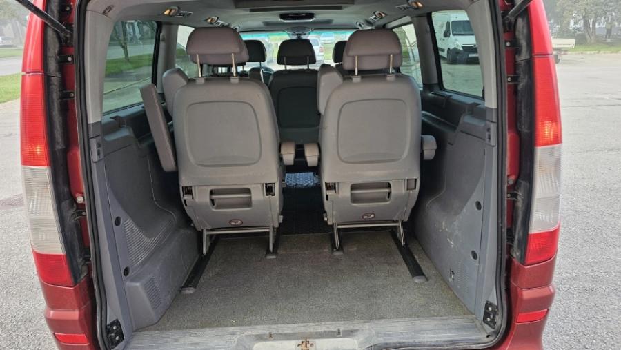 Sarkans Mercedes-Benz Viano 2008 Rīga, ar dzinēja tilpumu 2.20 L un nobraukumu 408 tūkst. km par 6550 €, foto 17 vietnē AUTOMOTO.COM.LV