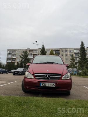 Red Mercedes-Benz Viano 2008 in Riga, with an engine capacity of 2.20 L and mileage of 283 thousand km for 4290 €, photo 3 on AUTOMOTO.COM.LV