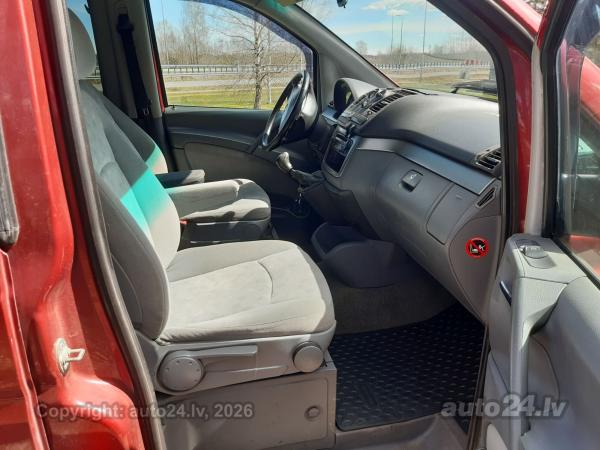 Sarkans Mercedes-Benz Viano 2004 Rakvere, ar dzinēja tilpumu 2.10 L un nobraukumu 483 tūkst. km par 4900 €, foto 5 vietnē AUTOMOTO.COM.LV