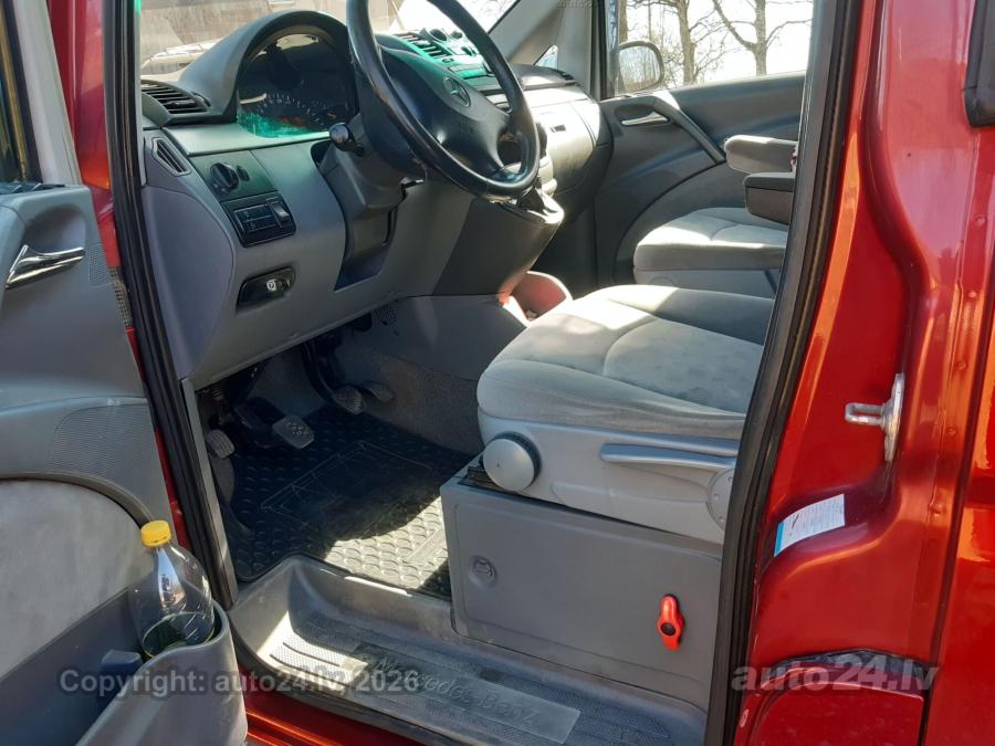 Sarkans Mercedes-Benz Viano 2004 Rakvere, ar dzinēja tilpumu 2.10 L un nobraukumu 483 tūkst. km par 4900 €, foto 13 vietnē AUTOMOTO.COM.LV
