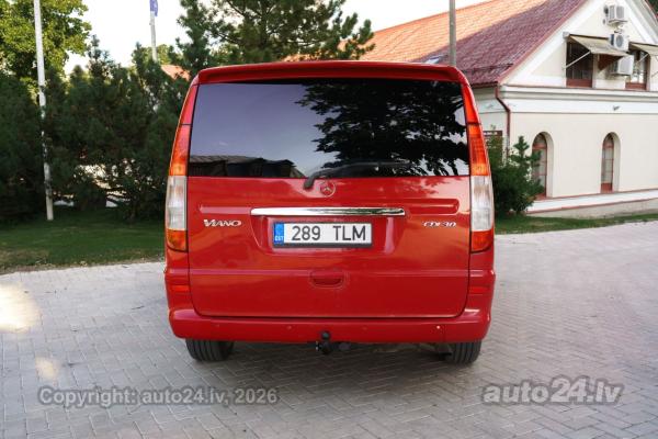 Red Mercedes-Benz Viano 2008 in Tartu, with an engine capacity of 3.00 L and mileage of 458 thousand km for 5500 €, photo 5 on AUTOMOTO.COM.LV