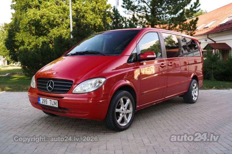 Красный Мерседес Виано 2008 в Тарту, объемом двигателя 3.00 л и пробегом 458 тыс. км за 5500 €, фото 1 на AUTOMOTO.COM.LV