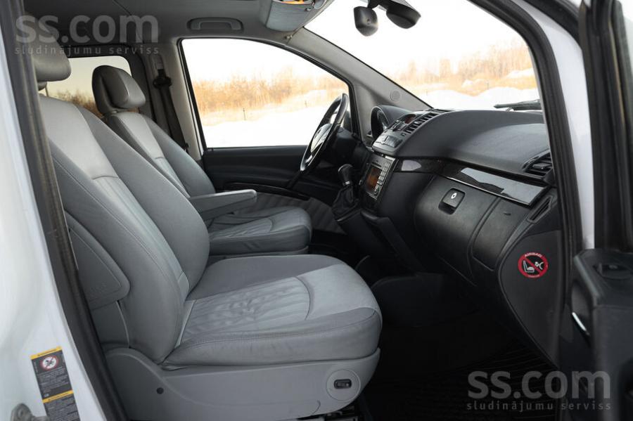 Balts Mercedes-Benz Viano 2012 Jelgava, ar dzinēja tilpumu 3.00 L un nobraukumu 395 tūkst. km par 12500 €, foto 13 vietnē AUTOMOTO.COM.LV
