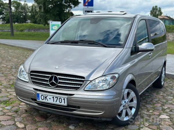 Yellow Mercedes-Benz Viano 2009 in Kraslava, with an engine capacity of 3.00 L and mileage of 173 thousand km for 11500 €, photo 1 on AUTOMOTO.COM.LV