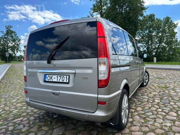 Yellow Mercedes-Benz Viano 2009 in Kraslava, with an engine capacity of 3.00 L and mileage of 173 thousand km for 11500 €, photo 3 on AUTOMOTO.COM.LV