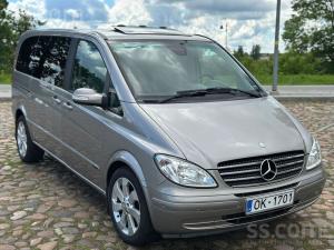 Yellow Mercedes-Benz Viano 2009 in Kraslava, with an engine capacity of 3.00 L and mileage of 173 thousand km for 11500 €, photo 6 on AUTOMOTO.COM.LV