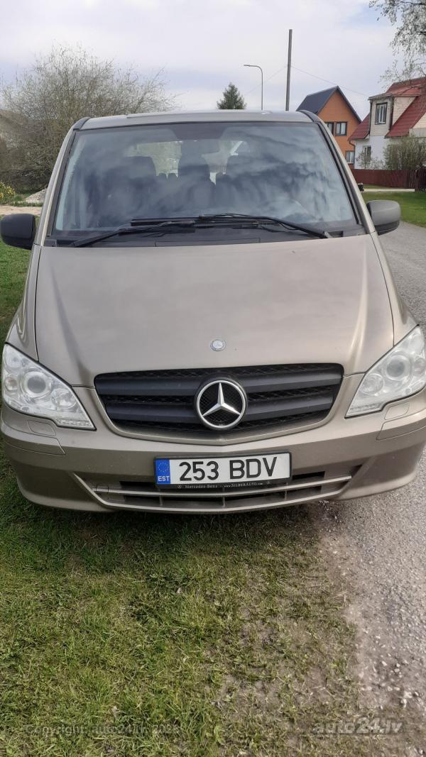 Beige Mercedes-Benz Vito 2011 in Tallinn, with an engine capacity of 2.10 L and mileage of 268 thousand km for 9500 €, photo 3 on AUTOMOTO.COM.LV