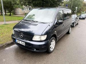 Melns Mercedes-Benz Vito 2000 Viļņa, ar dzinēja tilpumu 2.15 L un nobraukumu 350 tūkst. km par 1200 €, foto  vietnē AUTOMOTO.COM.LV