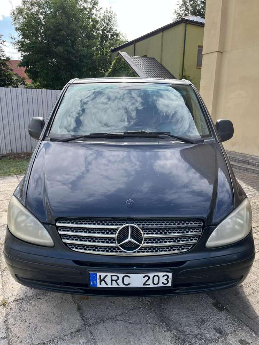 Melns Mercedes-Benz Vito 2005 Jonava, ar dzinēja tilpumu 2.15 L un nobraukumu 433 tūkst. km par 2500 €, foto 1 vietnē AUTOMOTO.COM.LV