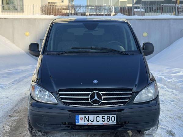 Black Mercedes-Benz Vito 2006 in Vilnius, with an engine capacity of 2.20 L and mileage of 376 thousand km for 5400 €, photo 2 on AUTOMOTO.COM.LV