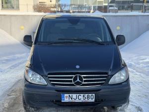 Black Mercedes-Benz Vito 2006 in Vilnius, with an engine capacity of 2.20 L and mileage of 376 thousand km for 5400 €, photo 2 on AUTOMOTO.COM.LV