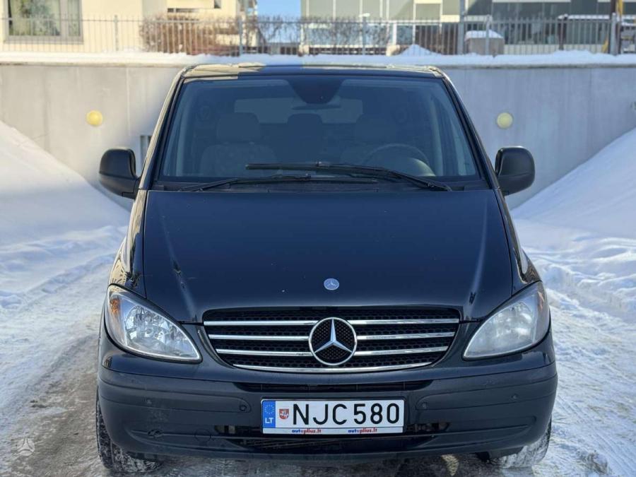 Black Mercedes-Benz Vito 2006 in Vilnius, with an engine capacity of 2.20 L and mileage of 376 thousand km for 5400 €, photo 2 on AUTOMOTO.COM.LV