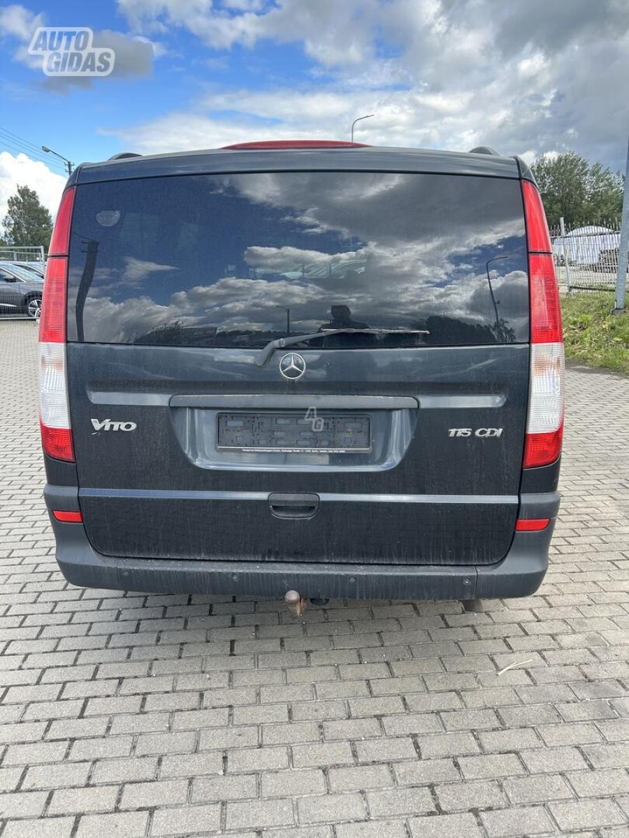 Melns Mercedes-Benz Vito 2006 Marijampole, ar dzinēja tilpumu 2.20 L un nobraukumu 375 tūkst. km par 3600 €, foto 7 vietnē AUTOMOTO.COM.LV