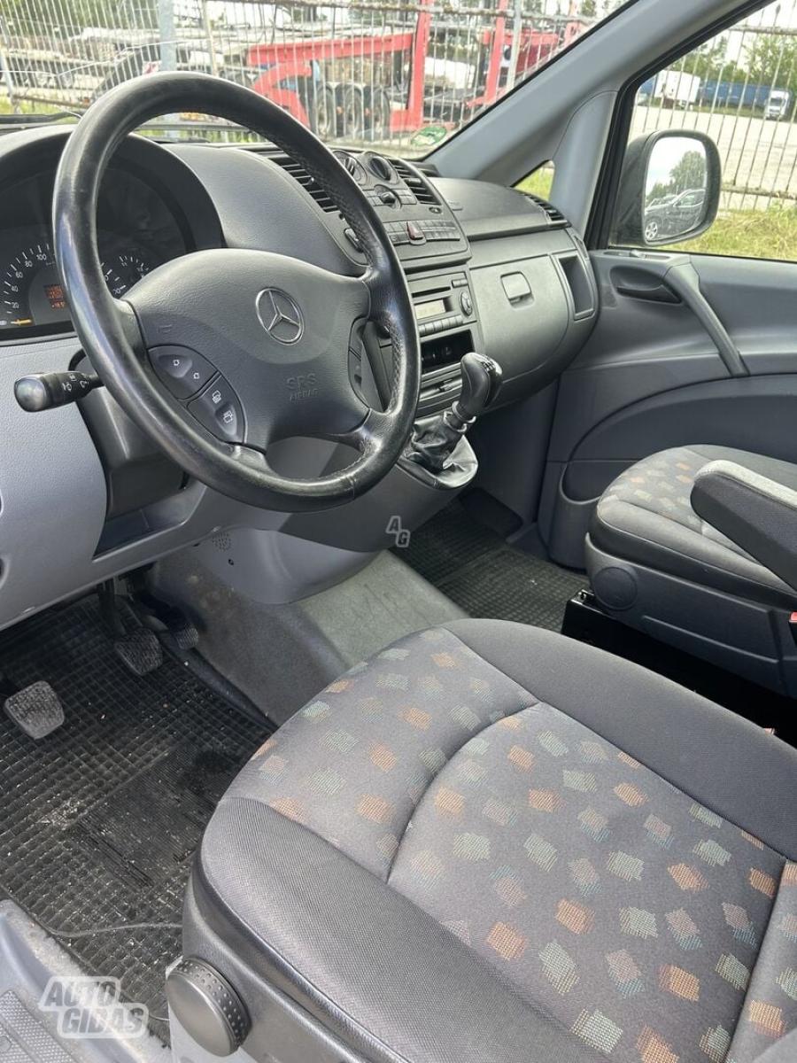 Melns Mercedes-Benz Vito 2006 Marijampole, ar dzinēja tilpumu 2.20 L un nobraukumu 375 tūkst. km par 3600 €, foto 8 vietnē AUTOMOTO.COM.LV