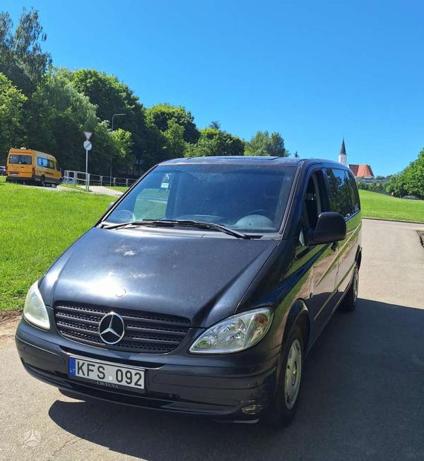 Black Mercedes-Benz Vito 2008 in Siauliai, with an engine capacity of 2.15 L and mileage of 301 thousand km for 4750 €, photo 1 on AUTOMOTO.COM.LV