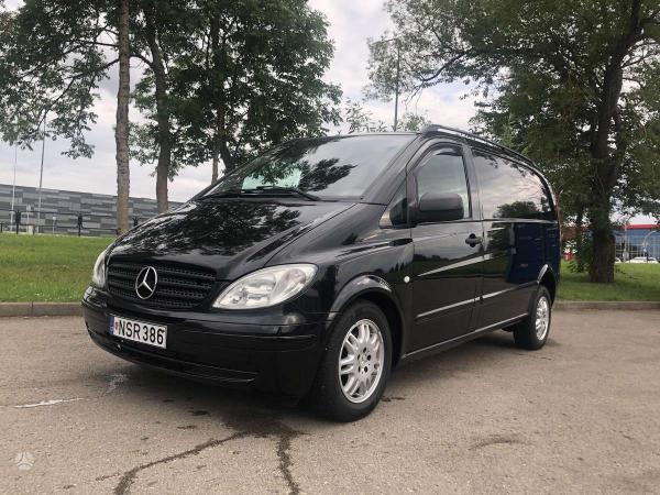 Black Mercedes-Benz Vito 2010 in Siauliai, with an engine capacity of 2.99 L and mileage of 279 thousand km for 5299 €, photo 1 on AUTOMOTO.COM.LV