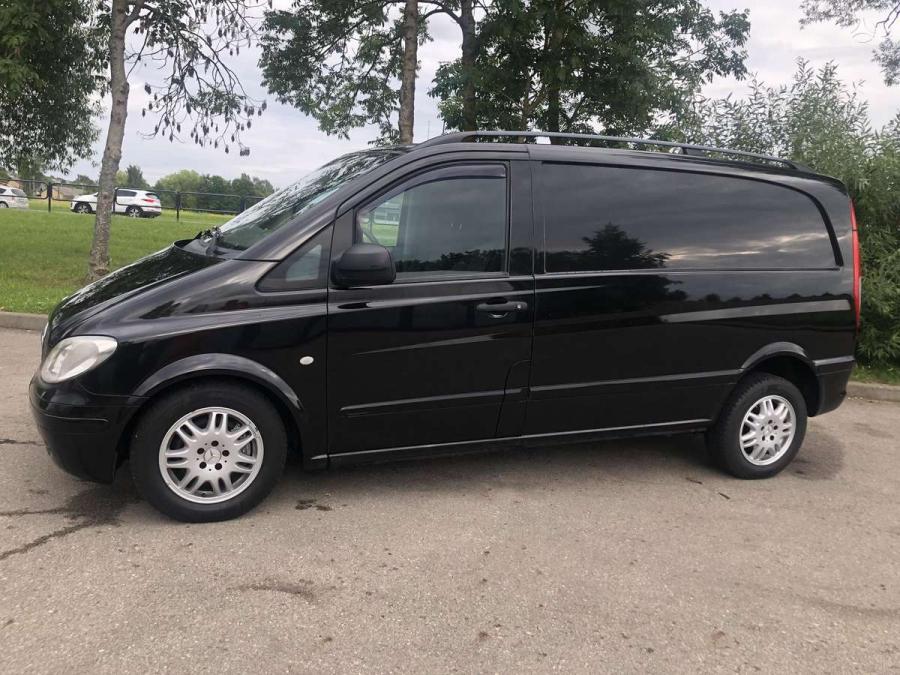 Melns Mercedes-Benz Vito 2010 Šauļi, ar dzinēja tilpumu 2.99 L un nobraukumu 279 tūkst. km par 5299 €, foto 3 vietnē AUTOMOTO.COM.LV